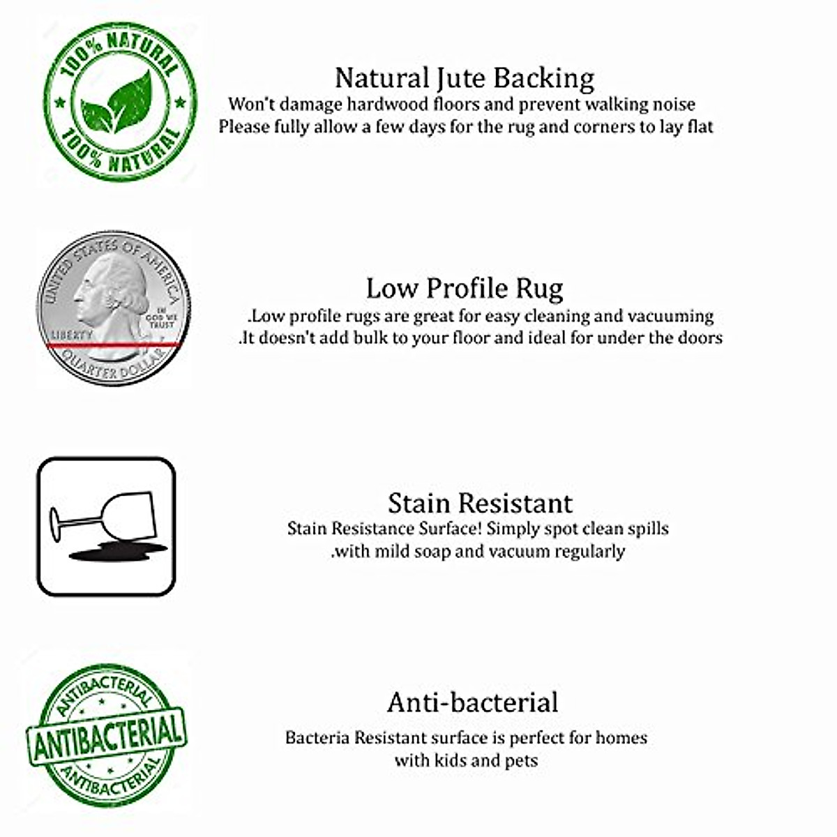 AS Quality Traditional Large Area Rug for Living Room, Easy Cleanining, Non Shedding, Boho Rugs for Bedroom, Dining Room, Clearance Area Rugs, Prime Rugs (Red, Large 8x10)