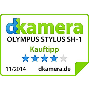 Olympus SH-1 16 MP Digital Camera (Silver) - International Version (No Warranty)