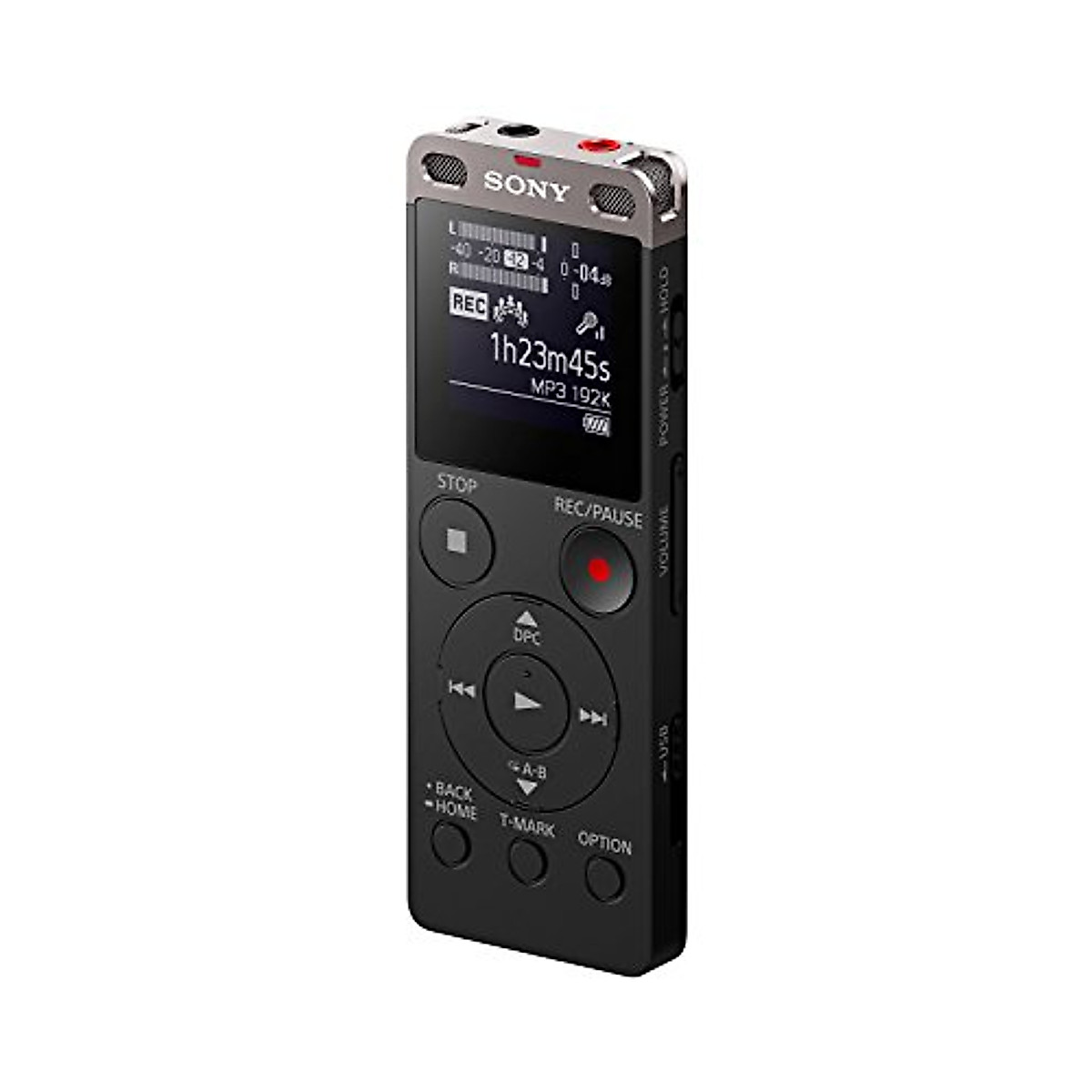 Sony ICDUX560BLK Digital Voice Recorder 1" Black
