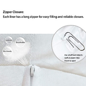 iayokocc Bean Bag Inner Liner, Bean Bag Insert Replacement Cover Bean Bag Filling for Bean Bag Chair Lazy Sofa Inner Liner with Zipper - No Filler,Easy Cleaning (L:100x120cm)