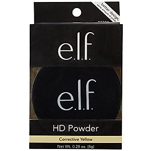 e.l.f. High Definition Loose Face Powder, Corrective Yellow, 0.28 Ounce