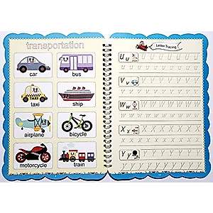 Handwriting Practice - Reusable Letter and Number Tracing Workbook