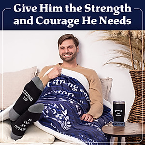 Get Well Soon Gifts for Men - Cancer & Chemo Care Package for Men, Cancer Gifts for Men, Get Well Soon Gift Basket Men, Thoughtful Gifts for Cancer Patients Men, Get Well Gifts for Men After Surgery