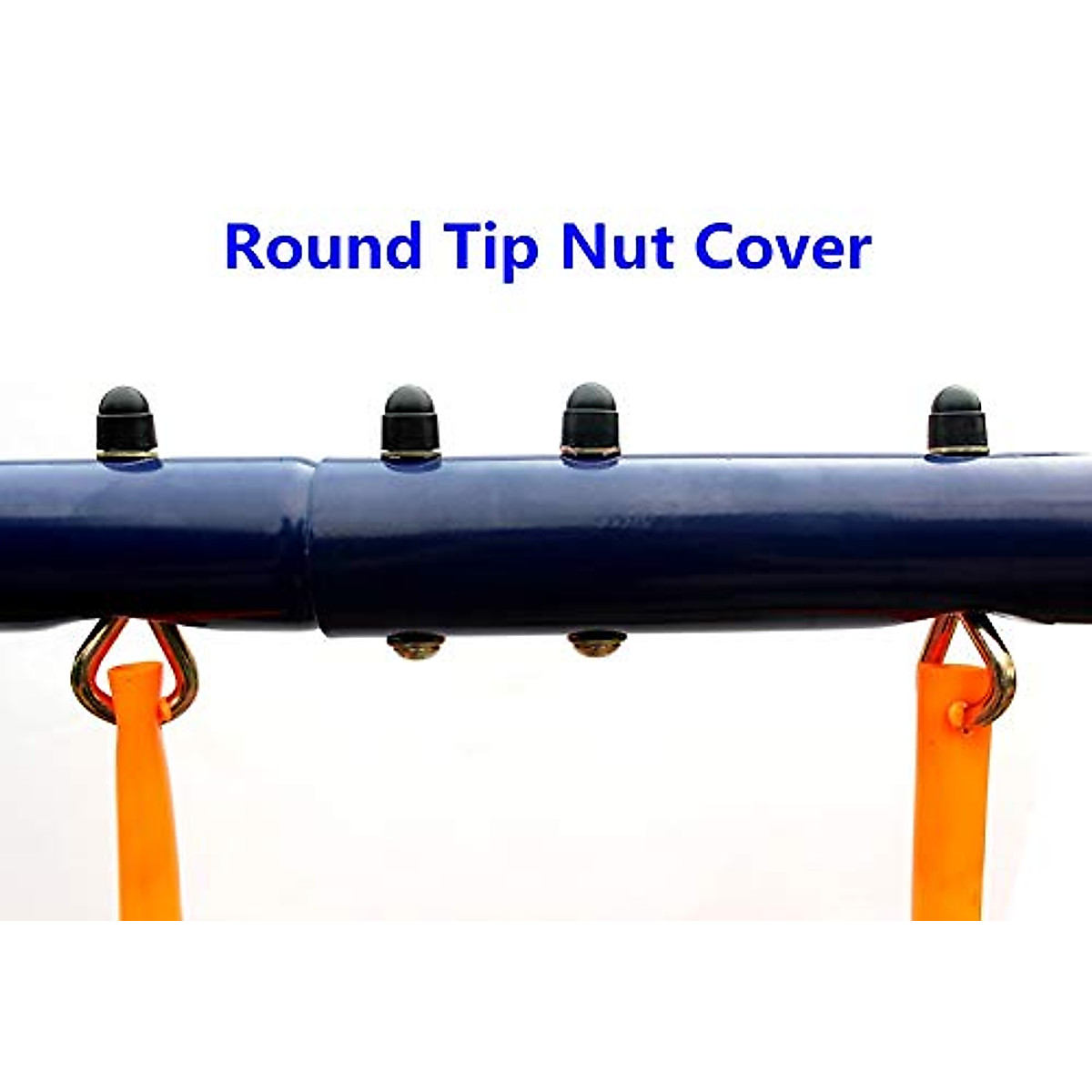 Metal Swing Set Outdoor with Glider for Kids, 2 Seats and 1 Swing Glider, Ages 3-8, Hold up to 440lbs