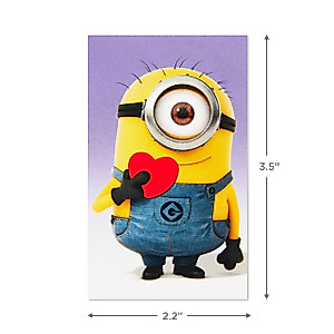 Hallmark Kids Minions Mini Valentines Day Cards Assortment (18 Classroom Cards with Envelopes)