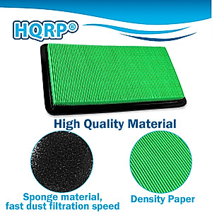 HQRP 2-Pack Filter Combo (Cartridge + Pre-Filter) Compatible with Honda 06172-Z0A-305, 17211-Z0A-013, 17218-Z0A-810, 17218-Z0A-000, 17211-ZOA-013, 17211-Z0A-003 Replacement