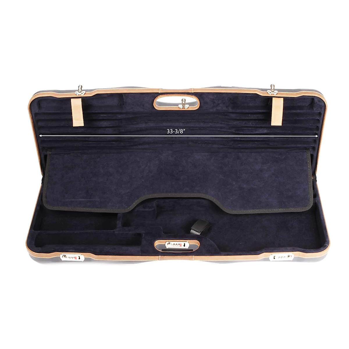 Negrini OU Deluxe High Rib Skeet 2 Barrel Shotgun Case + Tube Set – 1652LX-TUBE/5212