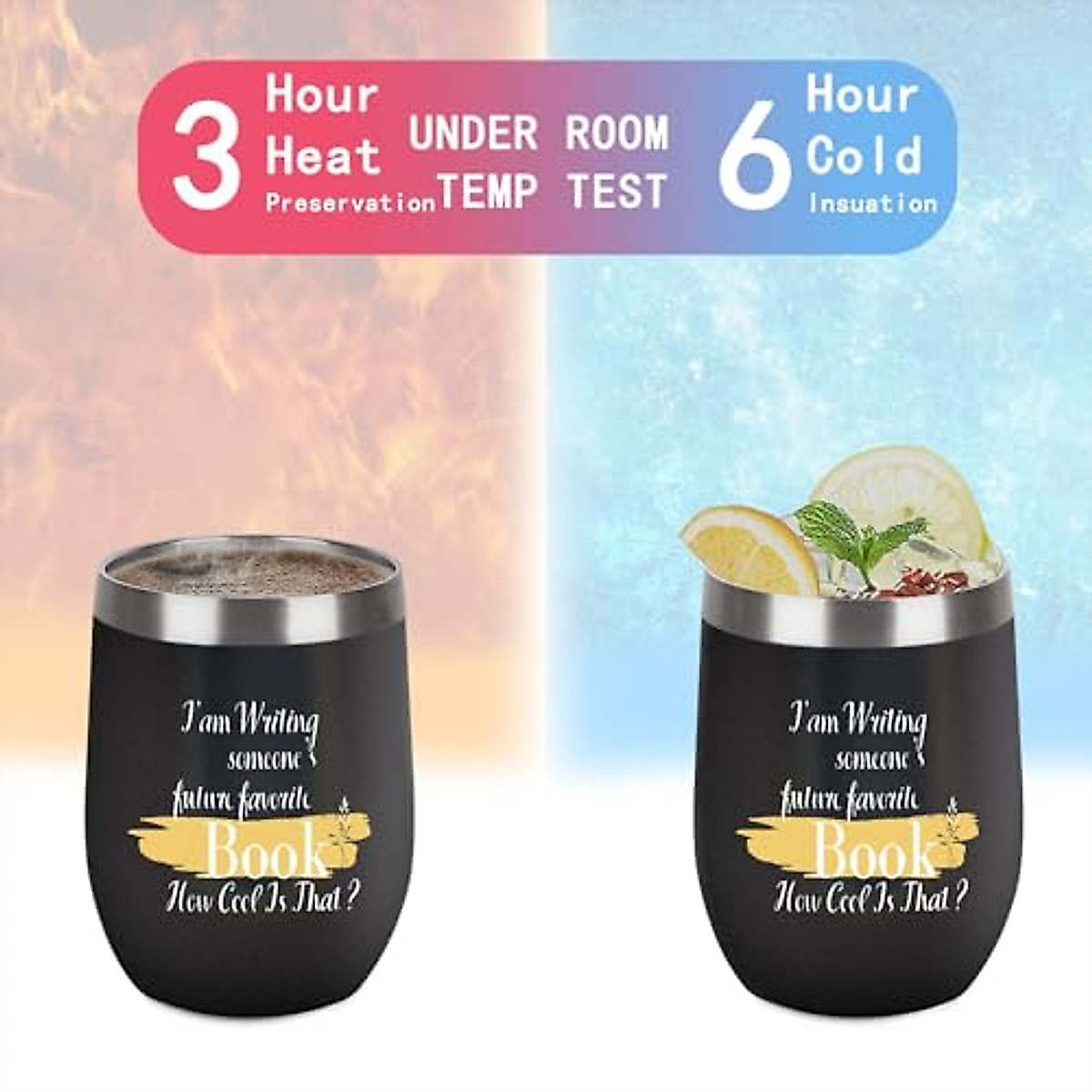 I'm Writing Someone’s Future Favorite Book How Cool Is That 12 Oz Water Bottles Coffee Mugs, 12 Oz Coffee Cup Personalized Gifts Grandpa