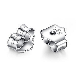 Ear Crawler, Mariafashion Cuff Earrings Sterling Silver Ear Climber Butterfly Diamond Zircon Stud Earrings (star ear cuff)