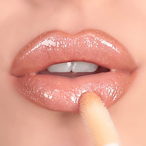 Makeup Revolution, Shimmer Bomb Lip Gloss, Infused With Vitamin E, Shimmery Finish, Available In 6 Shades, Starlight, 4.5ml