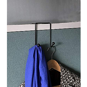 Tetra-Teknica CWH-02 3 Inch Space Addition Wire Double Hook for Partition Wall Cubicle Panel, Color Black