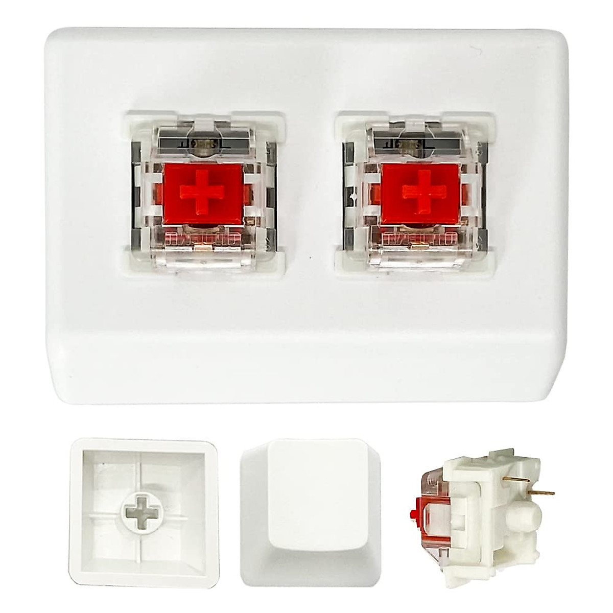 QINIZX USB 2-Key Mini Keypad One-Handed Mechanical Gaming Keyboard for Windows Mac OSU HID Programming Macro Keys RGB LED Backlit Updated Red Switch with 4.9ft Type-C USB Cable