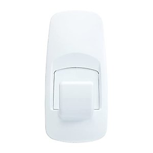 Command Jumbo Utility Hooks, Damage Free Hanging Wall Hooks with Adhesive Strips, No Tools Wall Hooks for Hanging Decorations in Living Spaces, 2 White Hooks and 4 Command Strips