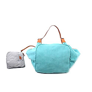 OLD TREND Genuine Leather Rose Valley Hobo Bag (Aqua)