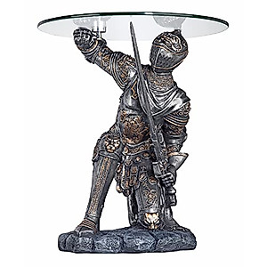 Design Toscano Battle-worthy Knight Sculptural Table