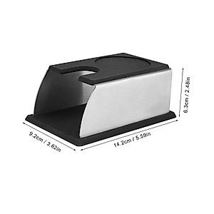 Coffee Tamper Stand,Stainless Steel AntiRust Barista Tool Tamping Holder Shelf,Coffee Powder Seat Cushion Stand Rack,Coffee Tampers Tool Accessory for Home,Coffee,Shop,Restaurant