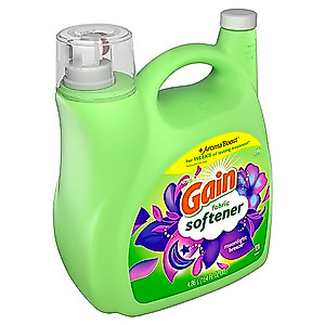 Gain Liquid Fabric Conditioner, Moonlight Breeze Fabric Softener, 190 loads, 164 fl oz