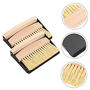Kisangel 6 Sets Small Desktop Broom car Cleaning goo Multi Function Cleaning Brush Multi Functional Cleaning Brush car Broom car Cleaning car Vent Cleaner Mini Iron dust Collector
