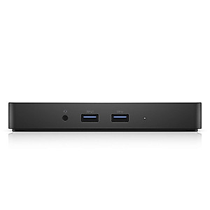 Dell WD15 Monitor Dock 4K with 180W Adapter, USB-C, (450-AEUO, 7FJ4J, 4W2HW) (Renewed)