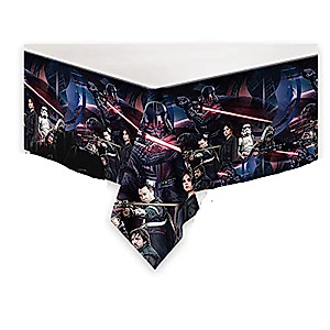 41Pack Star War Party Supplies include 20 plates, 20 napkins 1 Tablecloth for Star War birthday party decoration