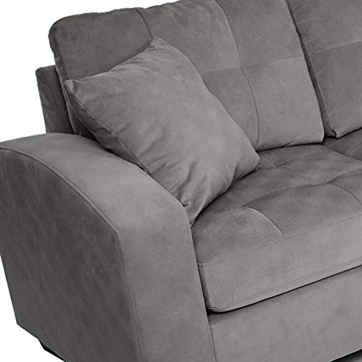 Homelegance Emilio 2-Piece Reversible Sectional Sofa - Taupe