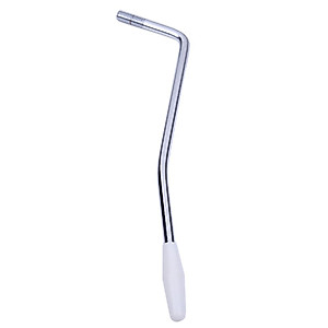 LinaLife diameter:3/16 inch (5.3mm) chrome silver Guitar Single Strat Tremolo Arm Trem Bar Whammy Bar for USA/Mexican Fender American Stratocaster Squier Standard Electric Guitar Parts Crank Handle