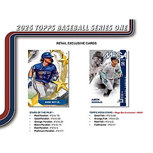 2025 Topps Series 1 Baseball Trading Card MLB Jumbo Fat Pack