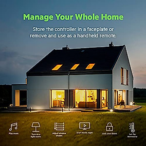 Wemo Stage Scene Controller with Thread - Smart Home Remote Control for Apple HomeKit Automation - Bluetooth Controller for Smart Switch, Smart Home Lighting, Smart Home Products - Smart Light Switch
