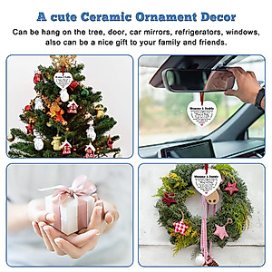 Mom to Be Gift Ornament Ceramic Gifts Pregnancy Announcements Gifts for Friends Dad Mom Gender Reveal Gifts Baby Announcement Daddy Here Comes Mommy Wedding Sign Mommy Dad to be Sign