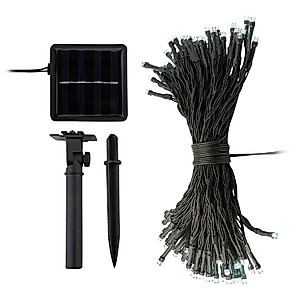 ORA LED Solar Powered String Lights, 200 LED’s, 112 ft., Waterproof, Dusk/Dawn Sensor, Perfect for Holiday, Christmas, Indoors, Outdoors, Home, Garden, Lawn, Patio, Wedding, Decorative Landscape