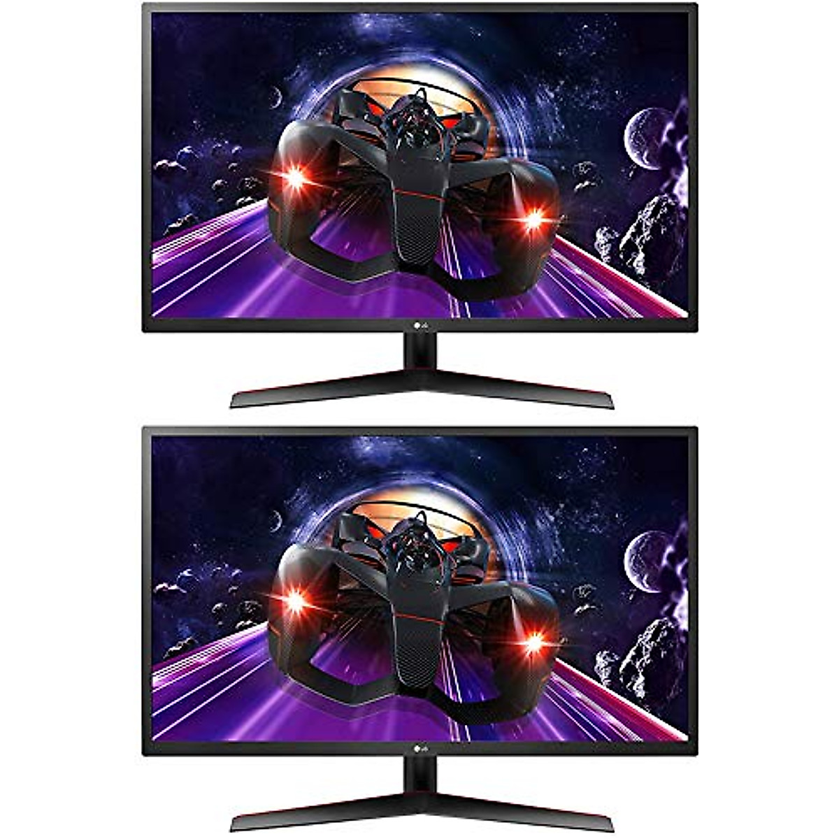 LG 32MP60G-B 31.5 inch Full HD 1920x1080p 16:9 1ms AMD FreeSync IPS Monitor 2 Pack