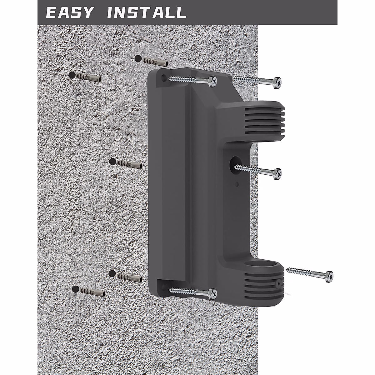 MYTOL Garden Hose Reel Swivel Wall Mount Bracket for MYTOL Garden Hose Reel 5/8" x 82 FT, 1/2" x 100 FT, Mounting Bracket Replacement Part