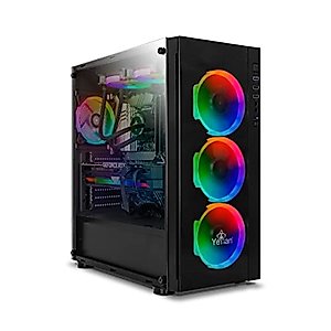 YEYIAN Katana X23 Gaming PC Computer, Intel 12th Gen Alder Lake i7-12700KF 12-Core 3.6GHz, GeForce RTX 3060 TI 8GB GDDR6, 1TB NVMe Gen 4 SSD, 32GB DDR5 4800MHz, 120mm AIO, Windows 11, WiFi 6, BT 5.2