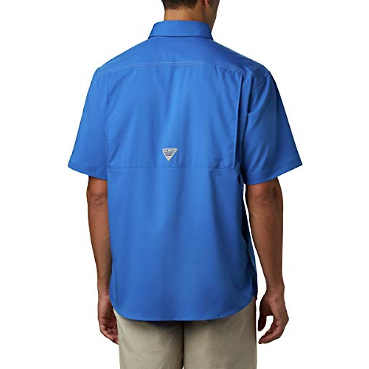 Columbia Men's Standard Low Drag Offshore SS Shirt, Vivid Blue, X-Small