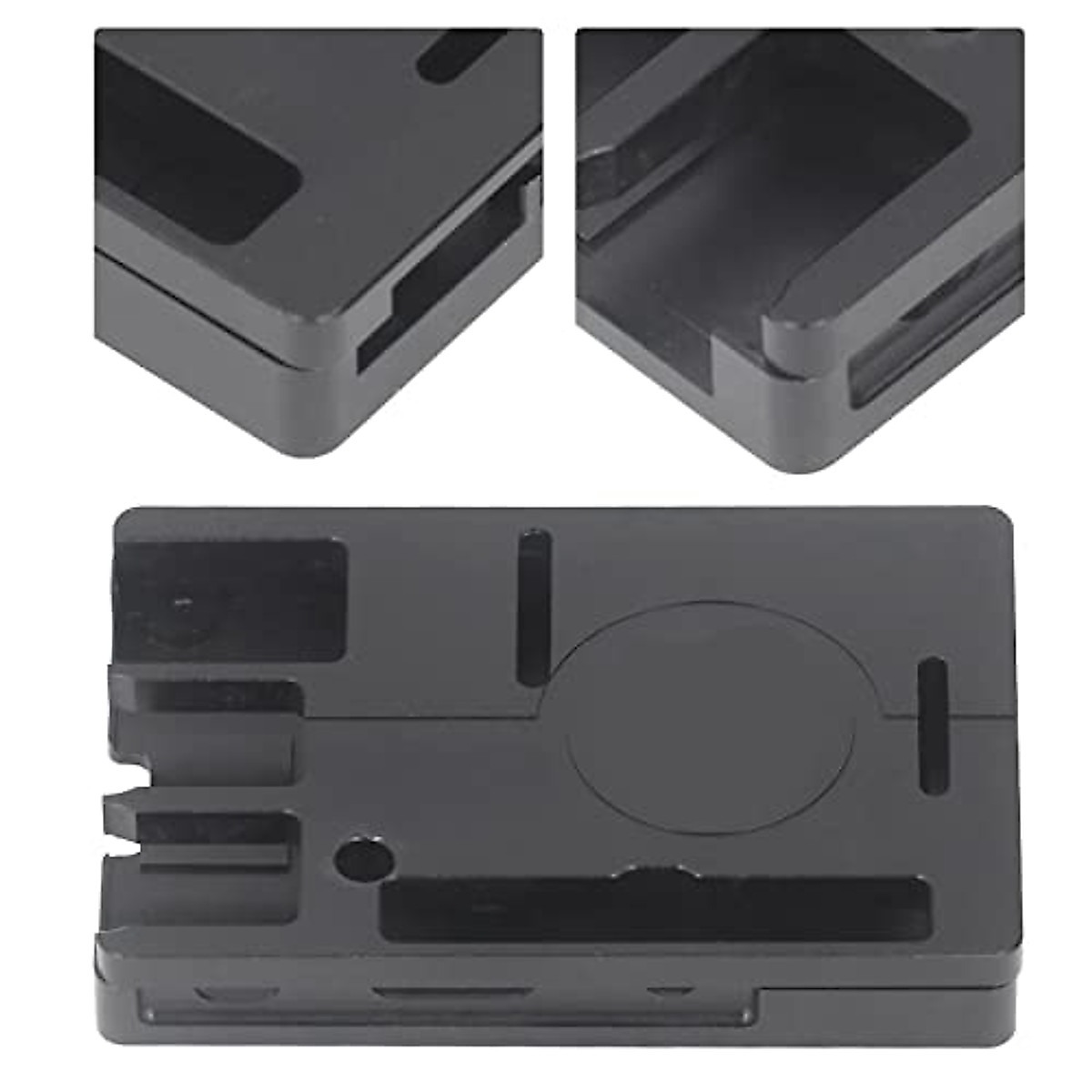 XTevu Aluminum Alloy Circuit Board CNC Enclosure for Raspberry Pi 3B 3B - Heat Dissipation, Protect and Durable, Ideal for DIY Project, Electronics Enthusiast, Coding & Gaming