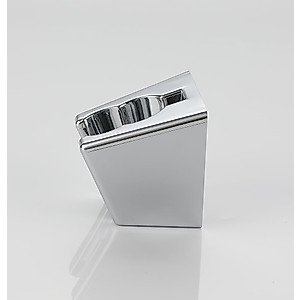 Handheld Shower Head Bracket for Bathroom, Wall Mount Robust Shower Head Holder, Universal Hand Held Shower Wand Hose Sprayer Holder, Chrome