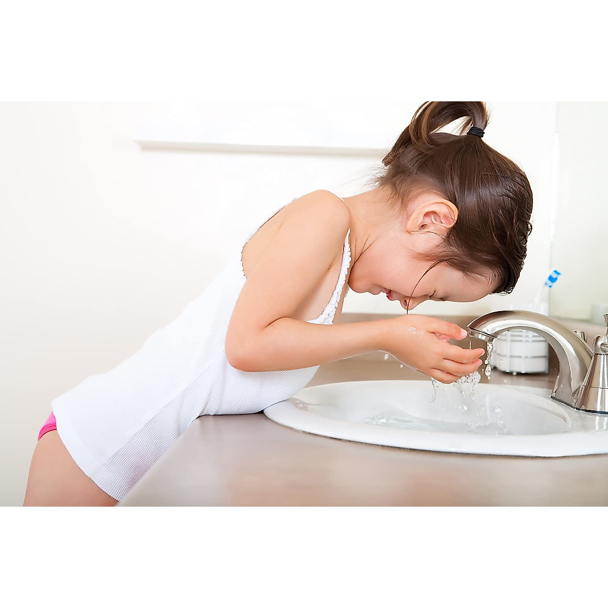 Youxuan Small Hair Elastics for Girls, Soft and Comfy Rubber Bands, 100 PCS Hair Ties, Black