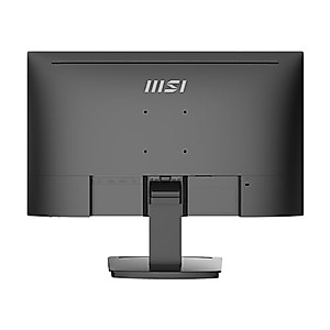 MSI 24” IPS FHD (1920 x 1080) Non-Glare with Super Narrow Bezel 100HZ 1ms 16:9 with Tilt Stand (Pro MP243X), Black
