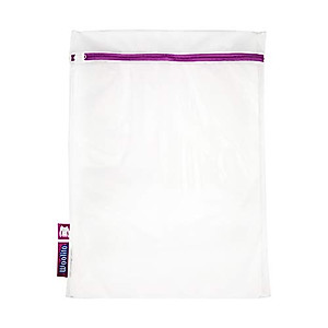 Woolite Sanitized Treated 3 Piece Mesh Wash Bag, Large, White