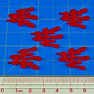 LITKO Blood Spray Tokens, Red (5)