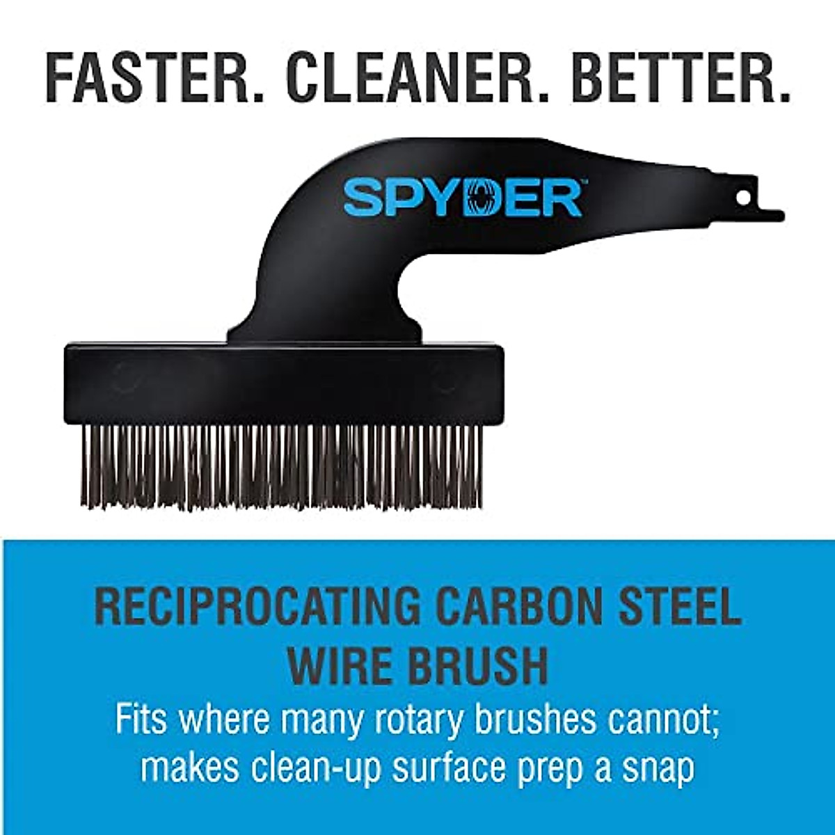 Spyder 400002 Wire Brush Reciprocating Saw Attachment