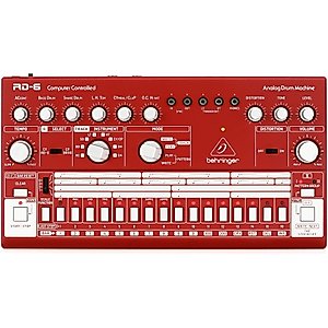Behringer RD-6 Analog Drum Machine - Red