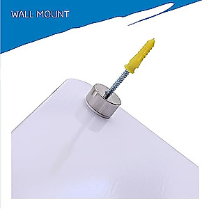 Iceberg Clarity Glass Personal Dry Erase Board, Office Supplies, with Ultra-White Back and Aluminum Frame, 9" x 12"