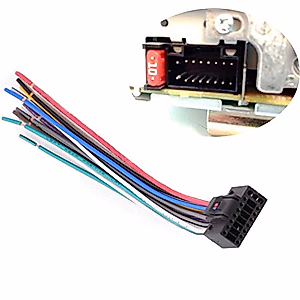 RED WOLF Aftermarket Kenwood Stereo Install Wire Harness 16 Pin Radio Replacement Power Plug Adapter for 1994-2020 KDC KRC KMD DDX KMR