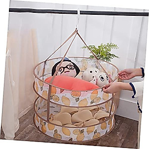 BioNyt Folding Clothes Drying Rack 1pc Double Clothes Basket Hanging Flat Clothes Rack Bra Mesh Dryer Towel Dryer Lingerie Hangers Towel Drying Rack Sweater Drying Basket Sock Hanger