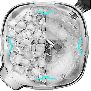 Gdrasuya10 Commercial Blender Juicer Smoothie Maker with Soundproof Cover, 2.2L Capacity, 2200W Powerful Motor, Smart Touch Screen, Wide Application