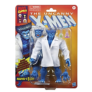 Marvel Legends Series X-Men Beast 6-inch Action Figure Toy, 4 YEARS+, 5 Accessories