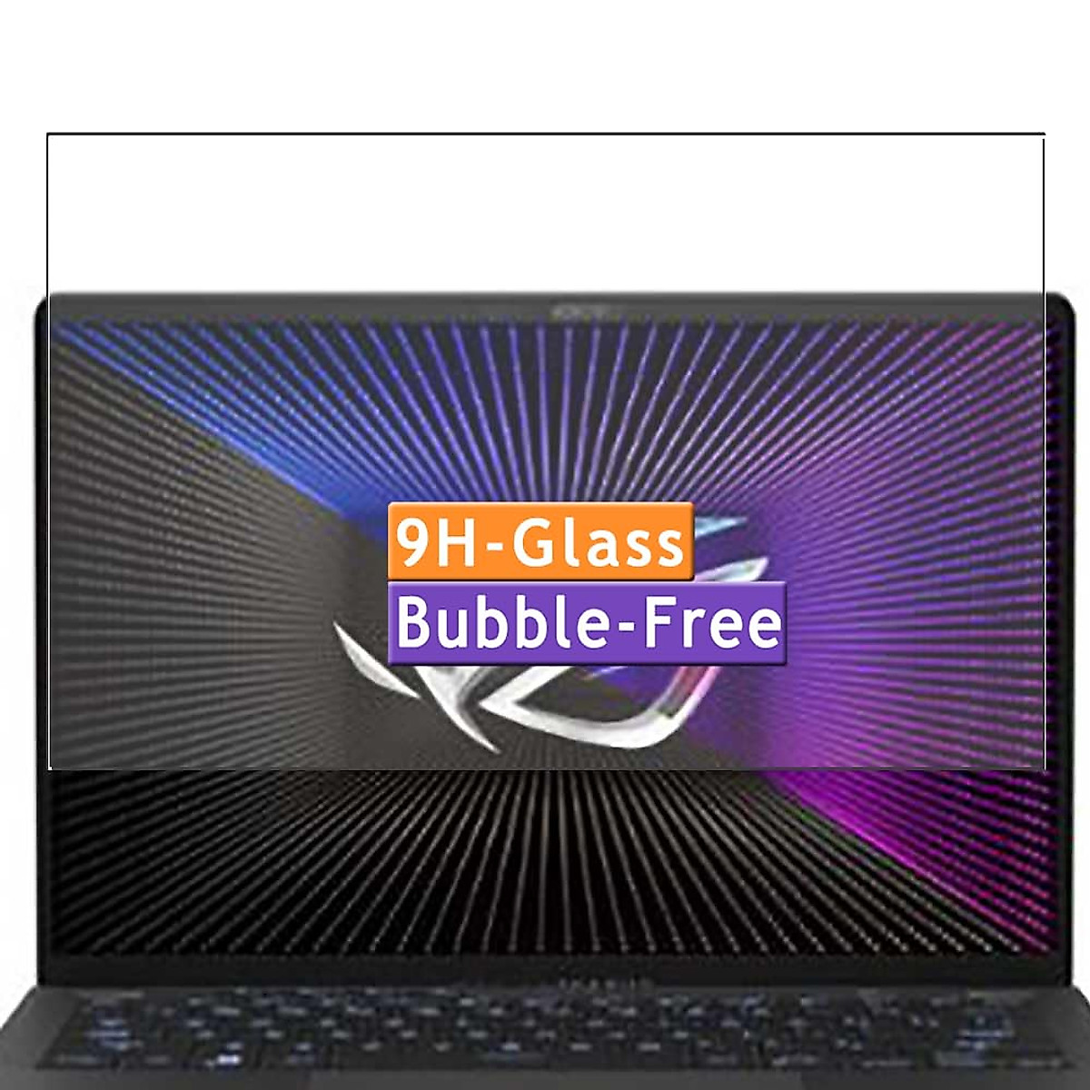 Vaxson Tempered Glass Screen Protector, compatible with ASUS ROG Zephyrus G14 GA402 GA402XI 14" Laptop Visible Area Cover Only, 9H Film Protector [Not Full Coverage]
