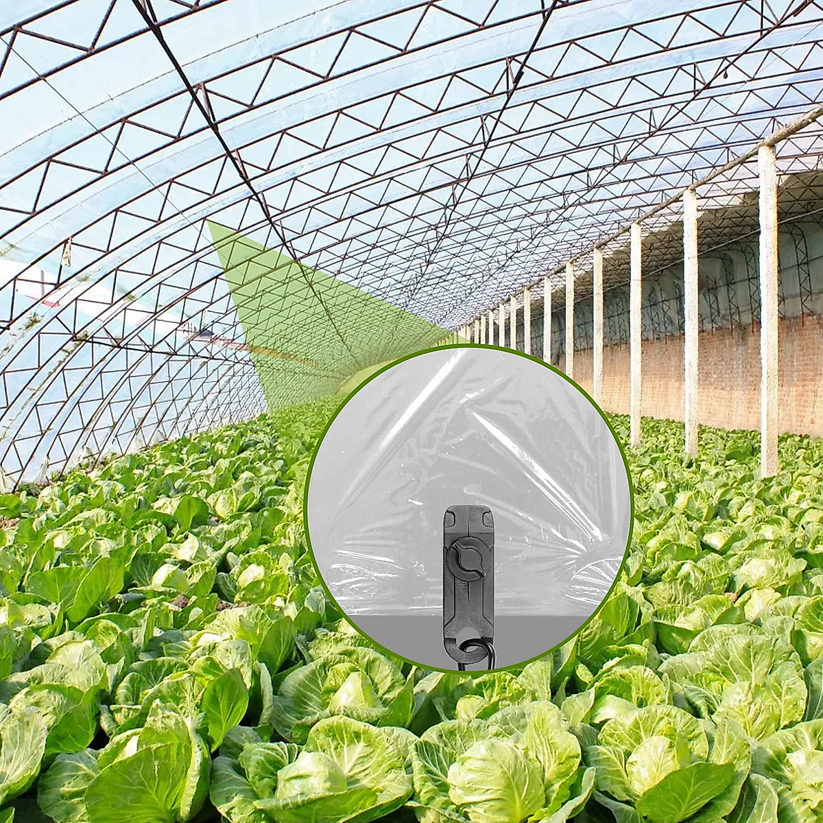 Tarp Clips with Carabiner Clamps Tent Tighten Kit Heavy Duty Lock Grip Thumb Screw Clip for Tarps, Awnings, Outdoor Camping, Caravan Canopies, Car Covers, Swimming Pool Covers (8 Packs)