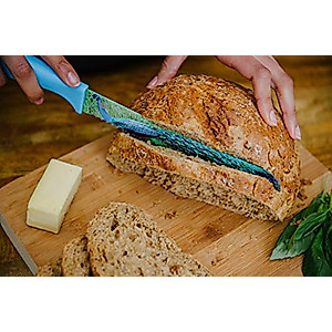 CHEF'S VISION Wildlife Kitchen Knife Set in Gift Box - Cool Gifts for Animal Lovers - 6-Piece Colorful Chefs Knives Set - Unique Gift Idea for Home, Wedding Gifts for Couple, Housewarming Gifts